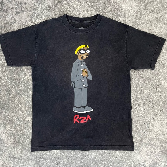 Shirts | Wutang Shirt Size Medium Rza Simpsons Rare Cartoon Wutang | Poshmark